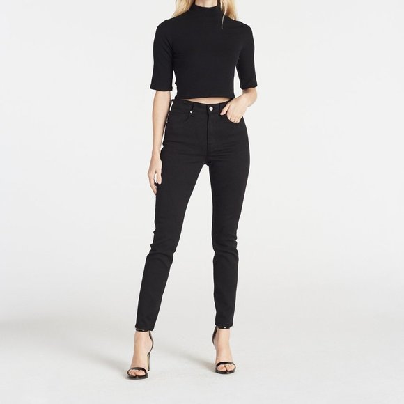 Cqy | Jeans | Cqy Palme High Rise Skinny Black Jean 23 Euc | Poshmark